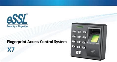 Essl Access Control System Fingerprint X7 Password Protected At Rs 2720 In Dombivli