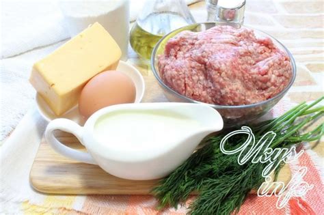 Сырные жареные пирожки с мясом рецепт