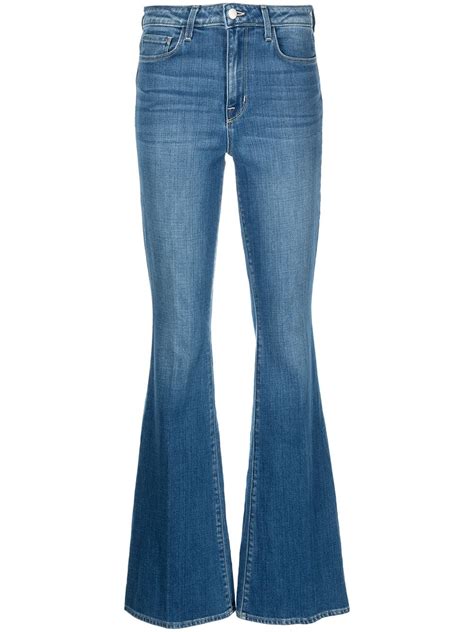 L'Agence Bell high-rise Flared Jeans - Farfetch