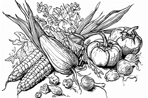 Premium Photo Coloring Pages Tamales