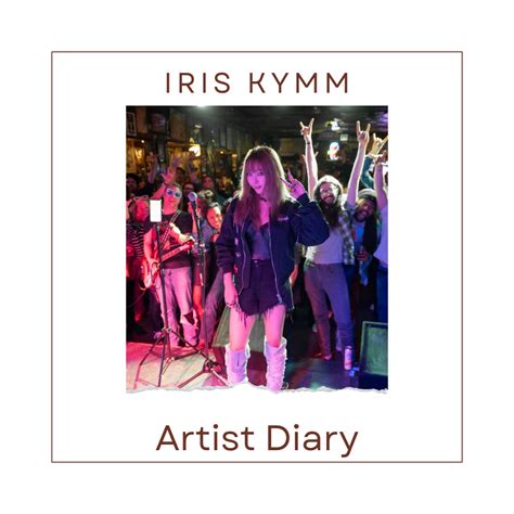 Artist Diary Iris Kymm Thekmeal