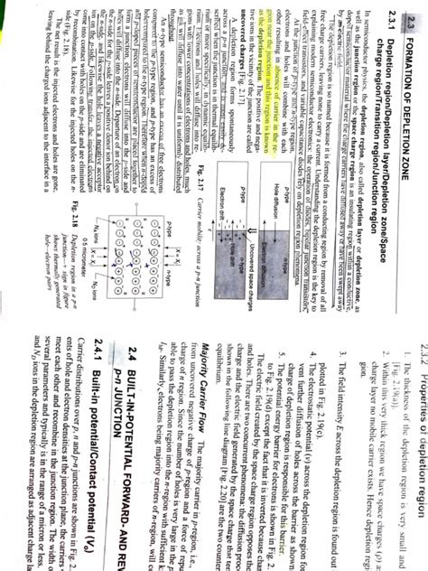 Depletion Region Pdf P N Junction Materials Science