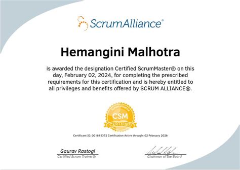 I Just Got Scrum Master Certified I Took This Training In Order To Gain More Insights Into The