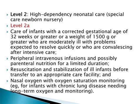 Ppt Classification Of Neonatal Levels Of Care Powerpoint Presentation