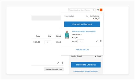 Magento 2 Drop Down Cart Role In Faster E Store Checkouts