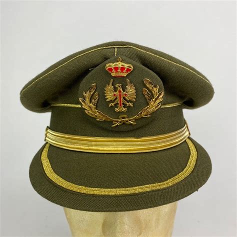 Gorra De Oficial Del Ejército De Tierra Militaria Sagrada Familia