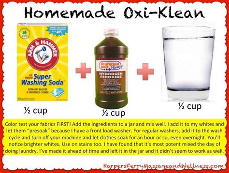 Diy Oxi Klean Make Your Own Natural Stain Remover How To Make
