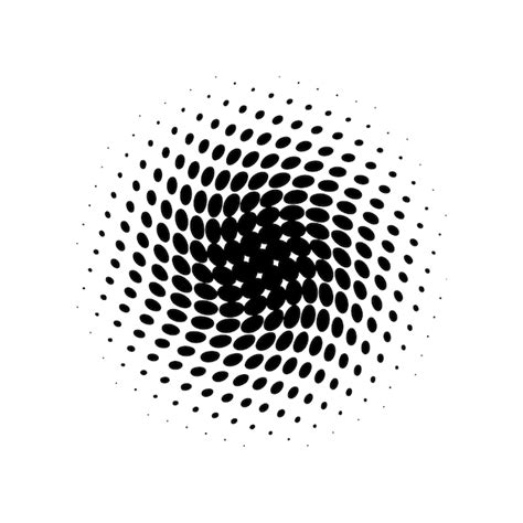 Premium Vector Shape Vector Halftone Circle Effect