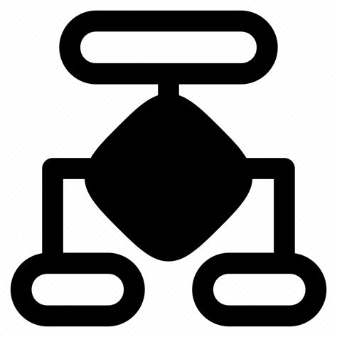 Flow Chart Diagram Hierarcy Work Icon Download On Iconfinder