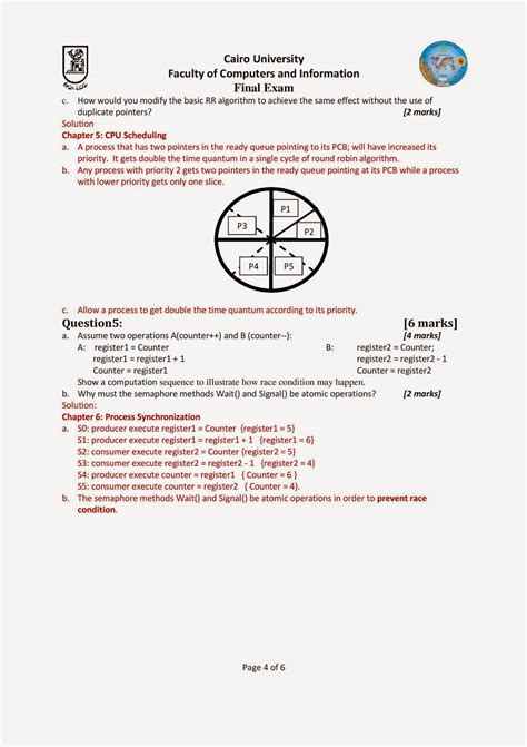 Du Cs Lectures Operating Systems Question Paper And Solution