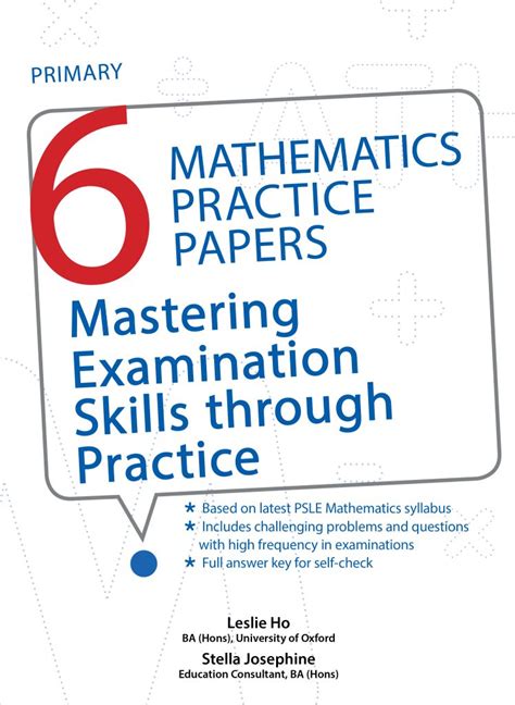 Primary 6 Mathematics Practice Papers Cpd Singapore Education