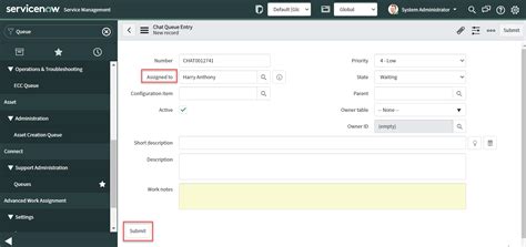 configuring the servicenow agent v10