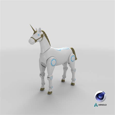 Robot Unicorn 3d Model 69 C4d Fbx Max Ma 3ds Blend Lxo Obj