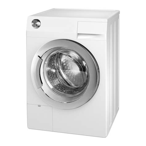 세탁기 흰색 배경에 고립 프리미엄 사진