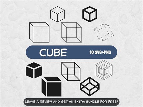 Cube Svg Svg Files For Cricut Cube Png Cubes Svg Geometry Clipart Cube Clipart Cube Vector