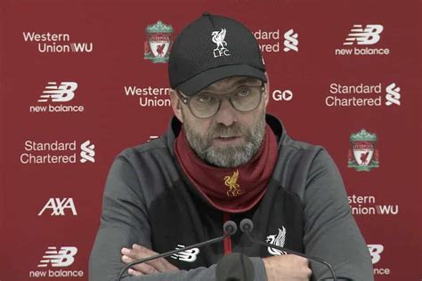Watch Jurgen Klopps Post Match Press Conference Liverpool 2 1