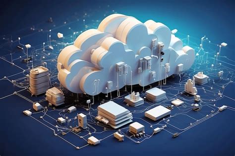 Data Cloud Computing Electronics Information Communication Concept