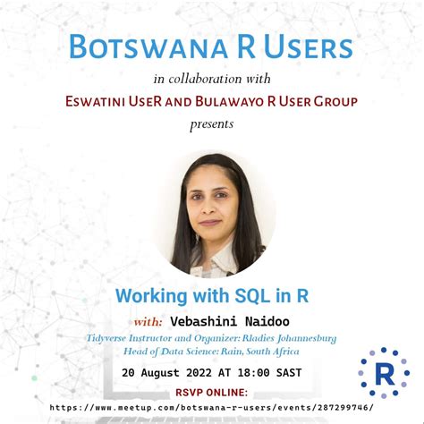 R User Community On Linkedin Rstats Rlanguage Sql Coding