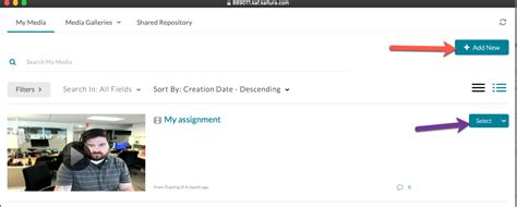 Submit A Video To A Media Assignment Up Moodle Guides