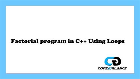 Factorial C Programalgorithmflowchart