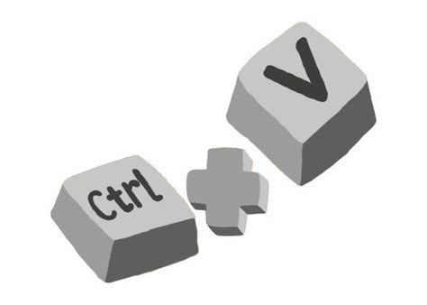 Keyboard Shortcut Button Ctrl V Graphic By Arief Sapta Adjie Creative Fabrica