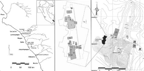 Mapa De Ubicación General Y Mapa De Huaca Loro Y Los Contextos