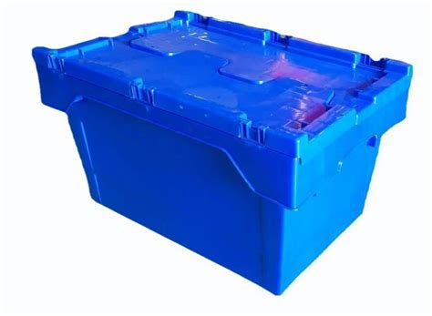 Blue Rectangular Plastic Tote Box 35l Size Dimension 600 X 400 X 250 Mm At Rs 480 Piece In Pune