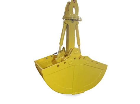 Js360lc Pc360 Clamshell Excavator Bucket Yellow Excavator Clam Bucket