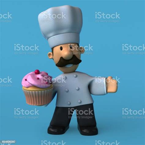 재미 있는 요리사3d 일러스트 고급 요리에 대한 스톡 사진 및 기타 이미지 고급 요리 레스토랑 머핀 Istock
