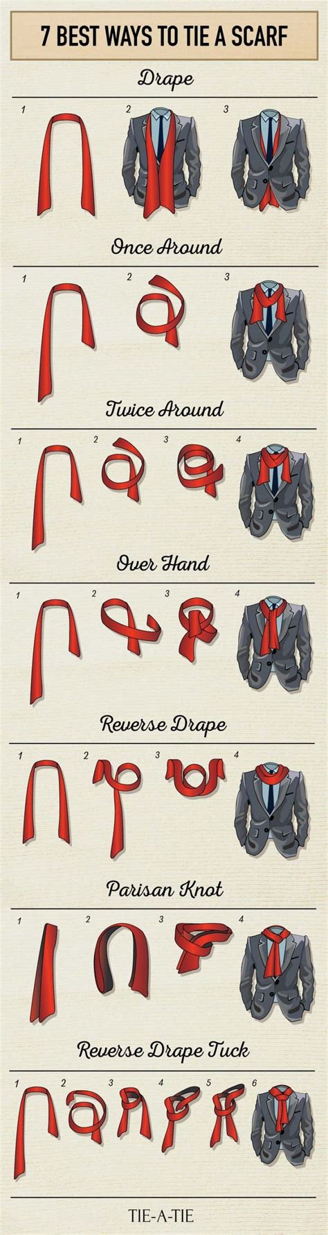 How To Tie A Mens Scarf Different Ways How To Wear Scarves Big Men