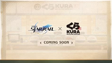 Honkai Star Rail X Kura Sushi Collaboration Coming Soon To