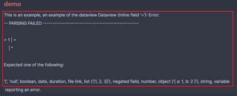 When I Use The Double Equal Sign Dataview Will Throw An Error Help