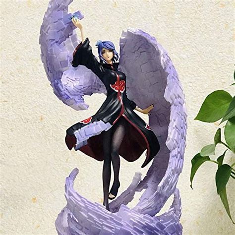Naruto Konan Anime Figure PVC Realistic Figures Character Model Collectible Statue Toys