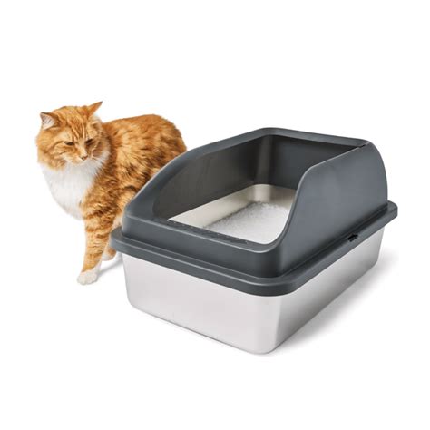 Anko Stainless Steel High Side Cat Litter Box Target Australia