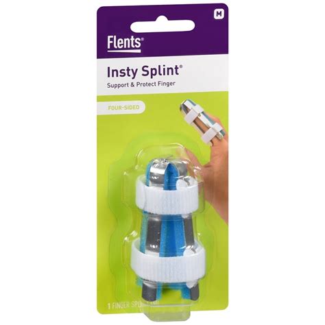 Insty Splint Four Sided Finger Splint Medium Medcare Wholesale
