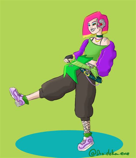 Mainframe Girl By Droidekadotexe On Deviantart