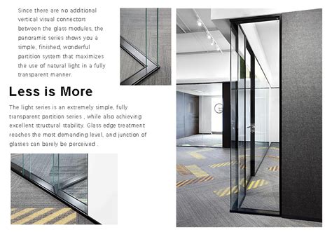 Custom Made Wall Partition Full Height Curved Glass Partition Office