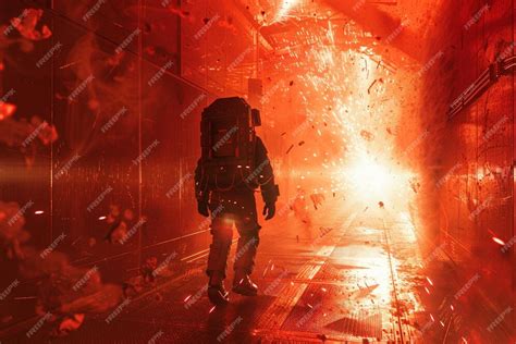 Premium Photo A Sudden Solar Flare Threatens The Station Forcing Generative Ai