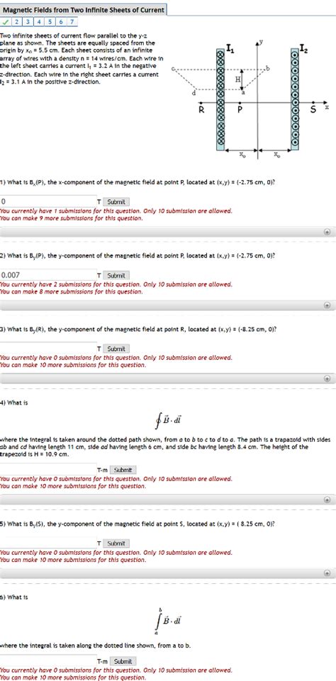 Solved Magnetic Fields From Two Infinite Sheets Of Current