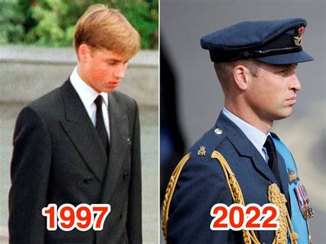 Prince William Reminded Of Princess Diana Funeral Behind Queen Coffin