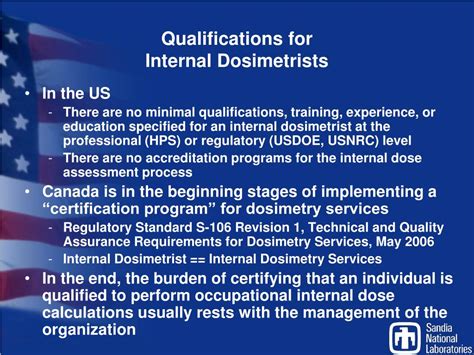 Ppt Design And Implementation Of An Occupational Internal Dosimetry Program Powerpoint