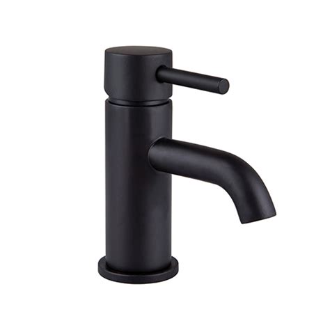 Black Basin Tap Matt Black Basin Mixer Fjord Bathrooms