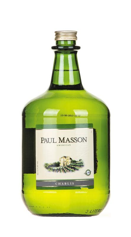 Вино Paul Masson Chablis 3л купить по выгодной цене самовывоз