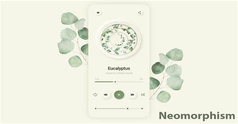 Neumorfismo Neomorfismo Aka Nueva Tendencia En Diseño De Interfaz De