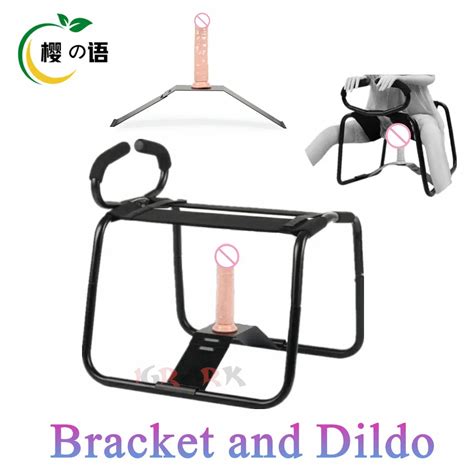 Sex Furniture Sm Chair Telescopic Metal Bracket Realistic Dildos Holder