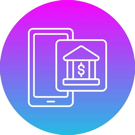 온라인 은행 아이콘 프리미엄 벡터