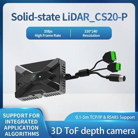 Solid State Lidarcs20 P Tcp Protocol Tof Sensor Tof Depth Camera