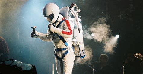 Michael Jacksons Iconic Jet Pack Exit On Dangerous Tour Michael