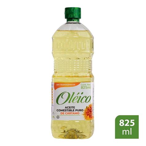 Aceite Oléico Puro De Cártamo 825 Ml Walmart