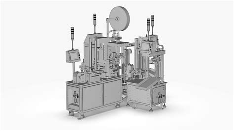 Automatic Riveting Bagging Packaging Machine Model Turbosquid 2084671